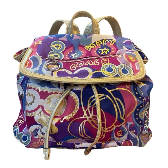 Coach | Bags | Vintage Coach Limited Edition Poppy Graffiti Signature ...